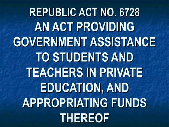 RA 10931 AND ITS IMPLEMENTING RULES AND REGULATIONS | PPTX | Student ...
