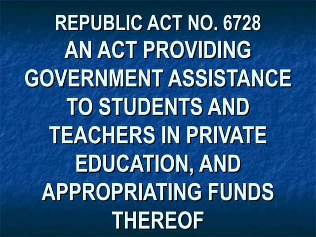 RA 10931 AND ITS IMPLEMENTING RULES AND REGULATIONS | PPTX