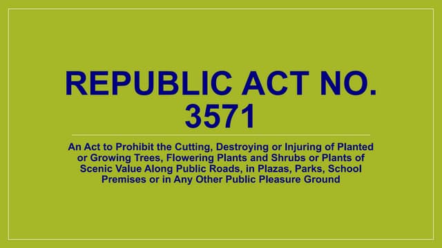 7. PD 705 & RELEVANT FORESTRY LAWS PHILIPPINES | PPT