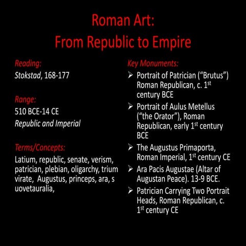 Republic to empire upload | PPTX
