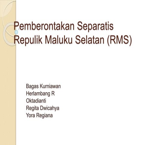 Republik Maluku selatan | PPTX