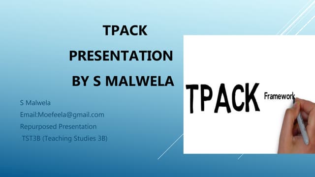 Tpack model | PPTX