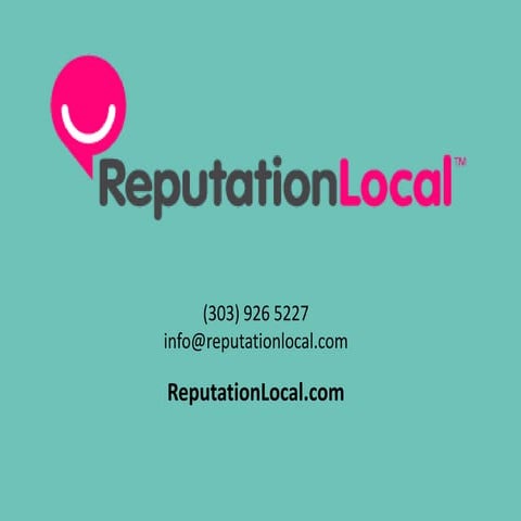 Reputation Local Marketing for Cosmetic Surgeons PowerPoint | PPTX