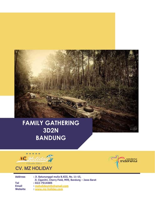 PROPOSAL & FAMILY GATHERING PACKAGE | PDF | Hotel Properties | Real Estate