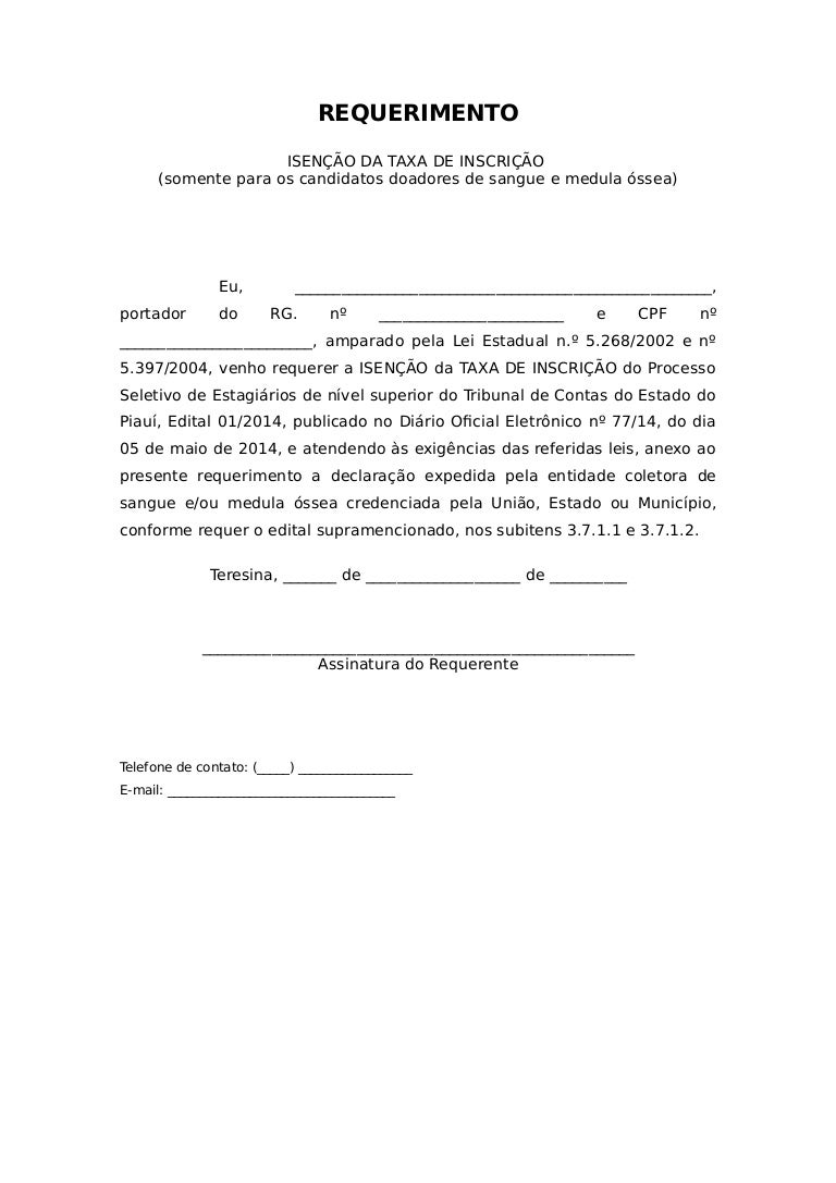 Topo 90 Imagem Modelo De Requerimento Simples Pronto Br Thptnganamst