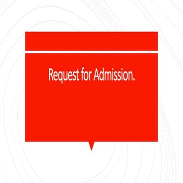 Request for Admission ppt..pptx