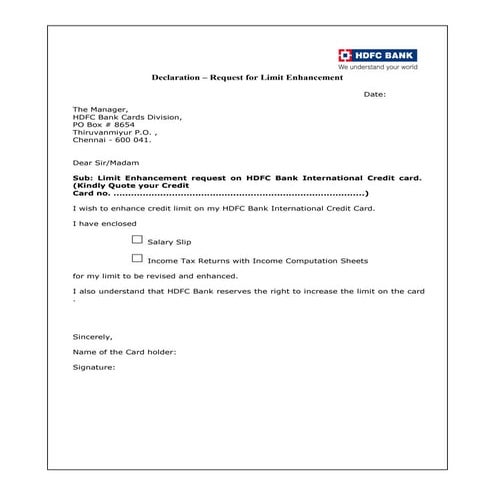 Request for limit_enhancement | PDF