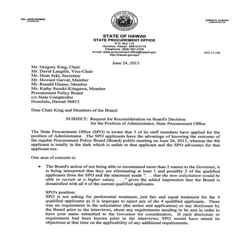 Request for reconsideration 06 24-13 | PDF