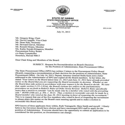 Request for reconsideration 06 24-13 | PDF