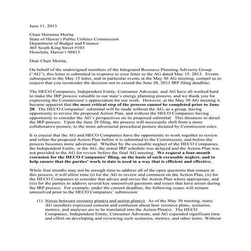 Request irp extension | PDF