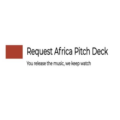 Request Africa Pitch Deck | PDF