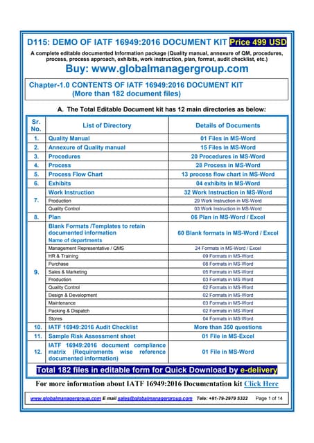 Qms 065 manufacturing-rework_procedure_sample | PDF