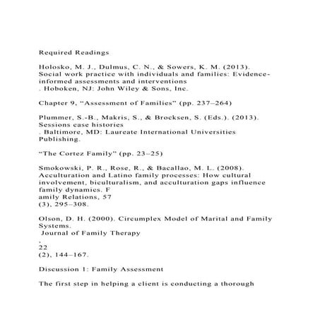 Required ReadingsHolosko, M. J., Dulmus, C. N., & Sowers, K..docx ...