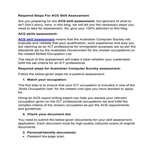 Required Steps For ACS Skill Assessment.pdf