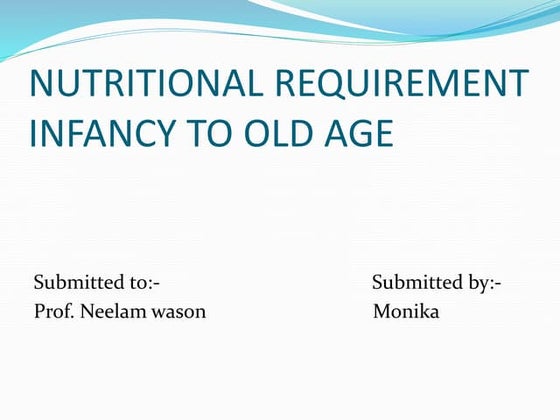 Recommended Dietary Allowances | PPT