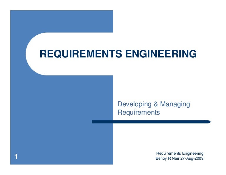 Requirements Engineering