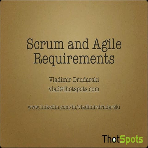 Scrum And Agile Requirements | PDF