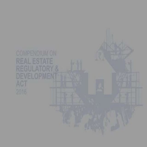 Real Estate Regulatory And Development Act Ppt