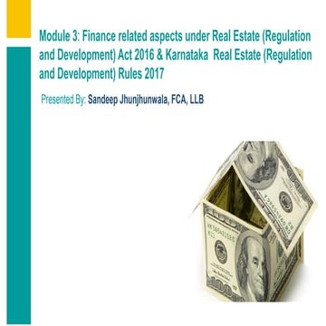 RERA - Quarterly update compliance - Karnataka - Sandeep Jhunjhunwala | PDF