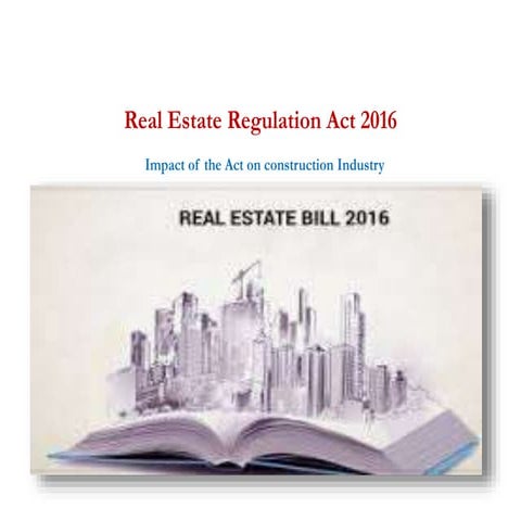 RERA ACT and its impact | PPTX