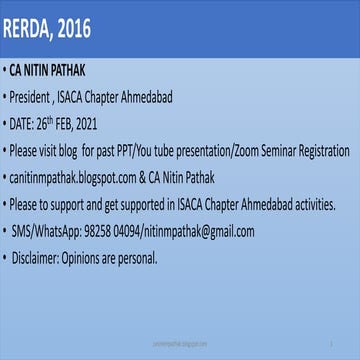 RERDA Presentation | PDF