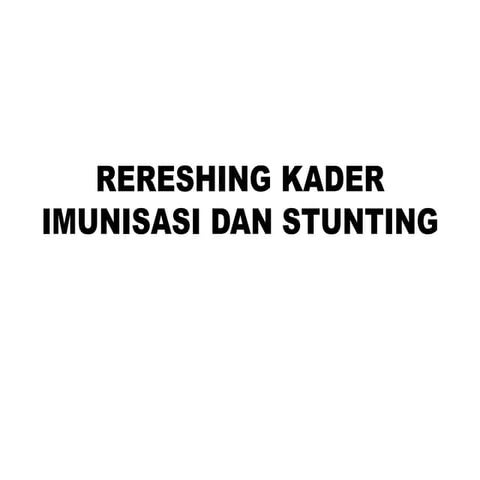 RERESHING KADER 2023 di puskesmas kabaena barat | PPT