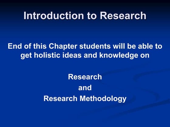 Research methodology theory chapt. 1- kotthari | DOCX