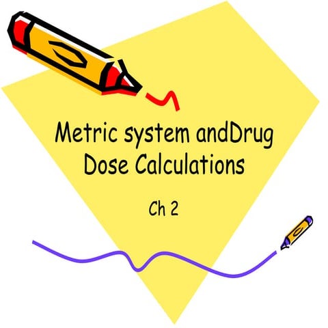 Introduction to Medication Calculations | PPT