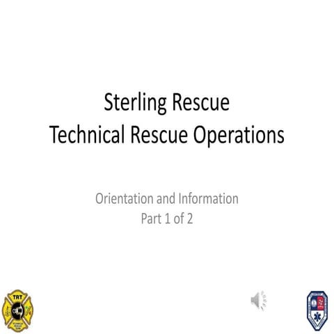 Rescue ops overview for centrelearn | PPTX