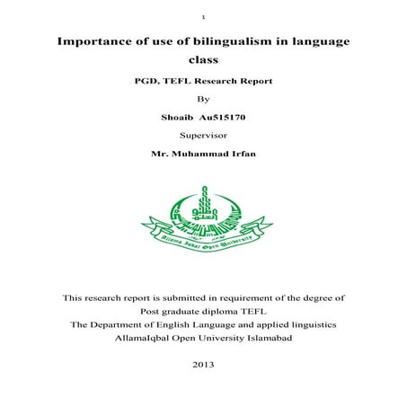 bilingualism | DOCX