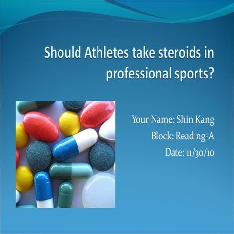 Performance Enhancing Drugs | PPTX