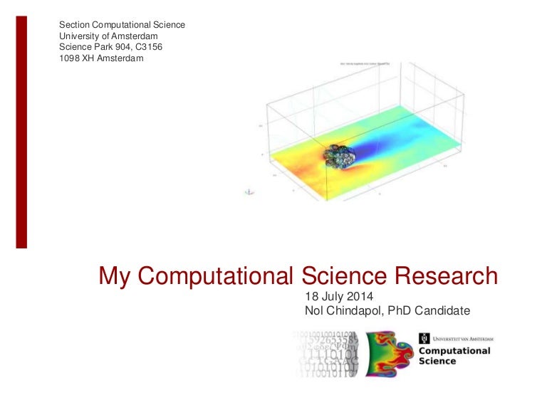 A brief summary of my scientific contribution