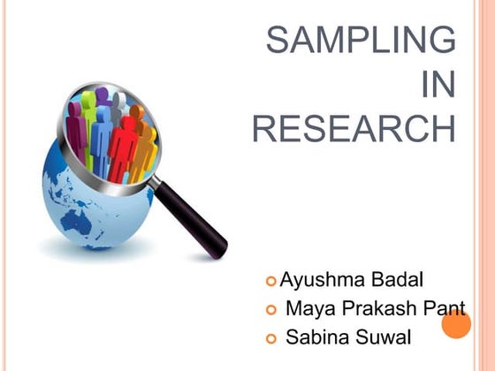 Sampling Procedure | PPT