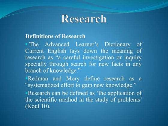 Research methodology Assignment | PDF
