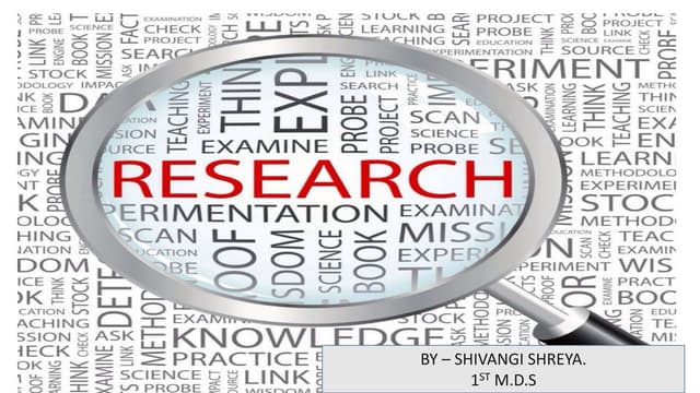 Research chapters 1 3 | PPTX