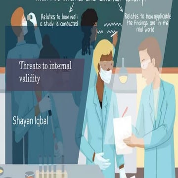 Threats to internal validity | PPTX