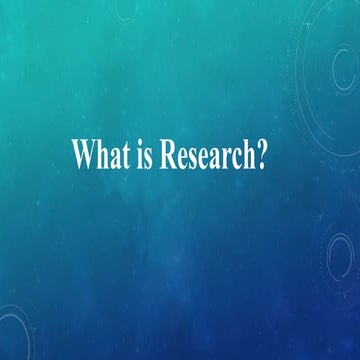 Technical terms used in research | PPTX
