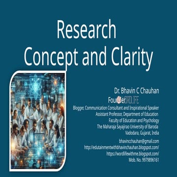 Research: Clarity and Concept (Basic Introduction) | PPTX