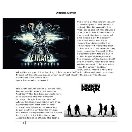 Research - Punk Rock Album Covers | DOCX