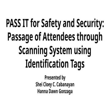 Developing Students Identification Scanner and Hazardous Tools Detector ...