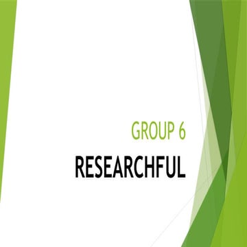 RESEARCH DAY 1 SEMINAR GROUP RESEARCHFUL | PPTX