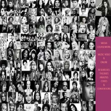 Media Coursework - Music Video & Online(Research) | PPT