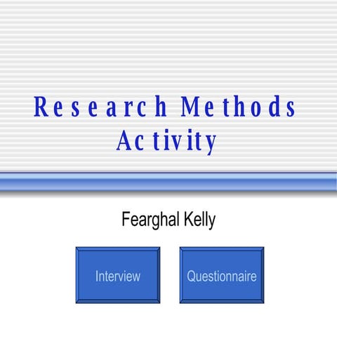 Research Methods | PPT