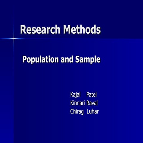 Research Methods1 | PPT
