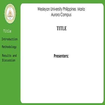 RESEARCHPRESENTATIONinPracticalResearch2 | PPT