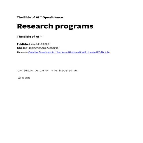 Research programs | PDF | Desktop Publishing | Computer Software and ...