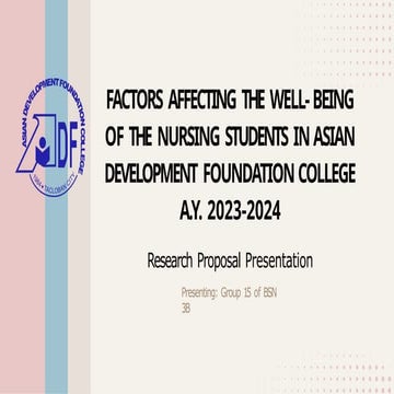 nursing-RESEARCH-PROPOSAL-second-semester | PPTX