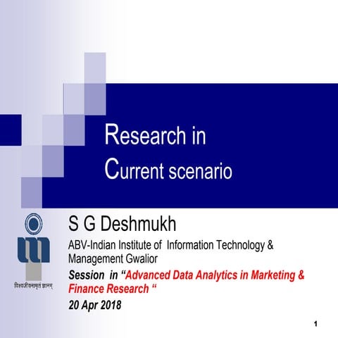 Research in current scenario -sgd-adamf-20-apr-2018 | PDF