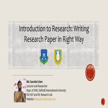 Introduction to Research | PPT