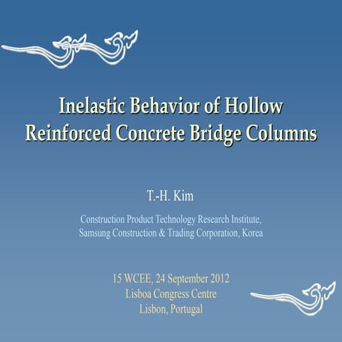 [ Performance-Based Seismic Design ] Inelastic Behavior of Hollow ...